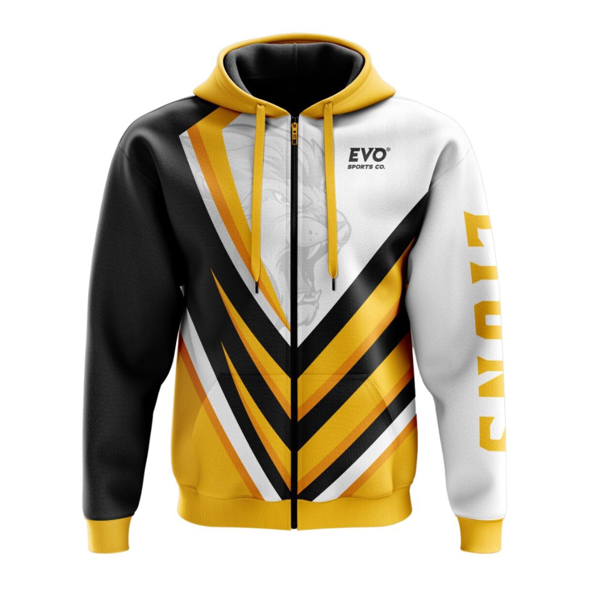 custom zip hoodie agility – Evo Sports Co