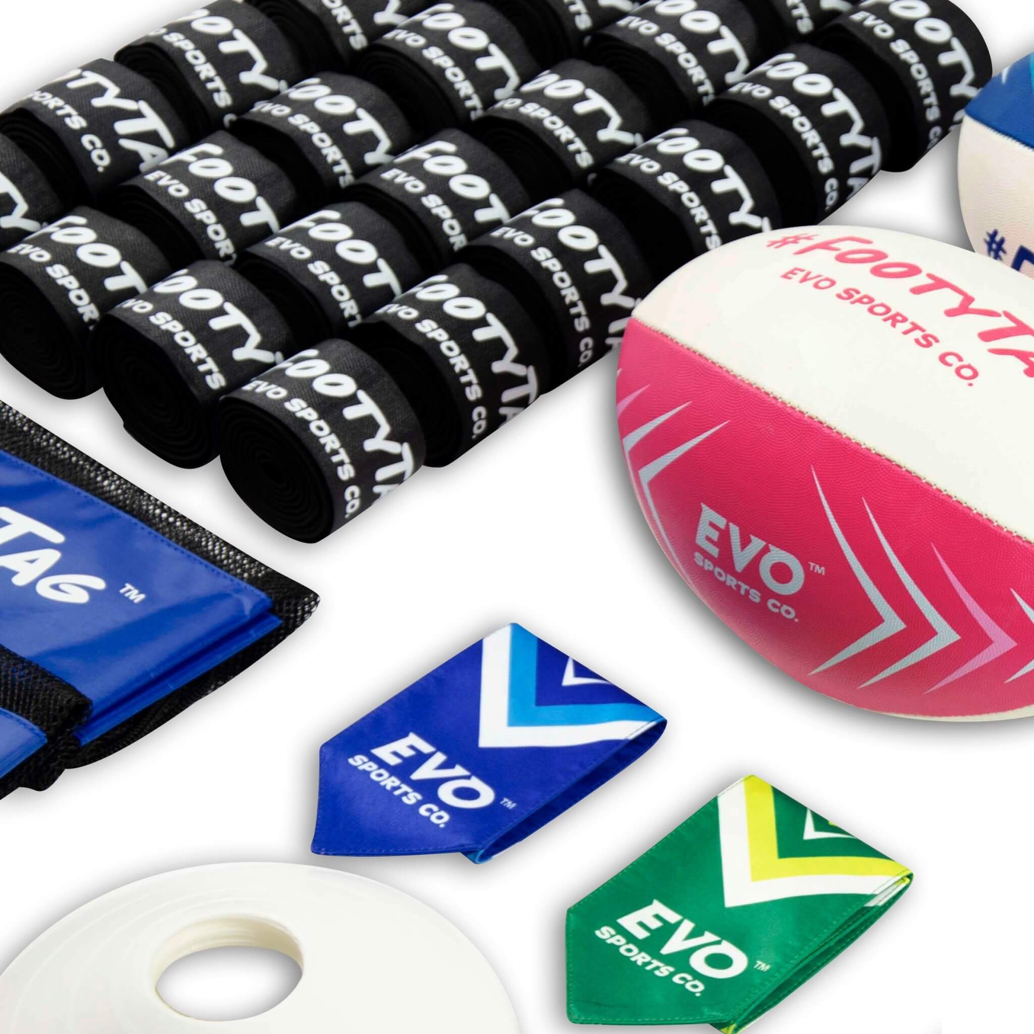 Kids Rugby League Training Equipment Rugby Tags Kit – Evo Sports Co